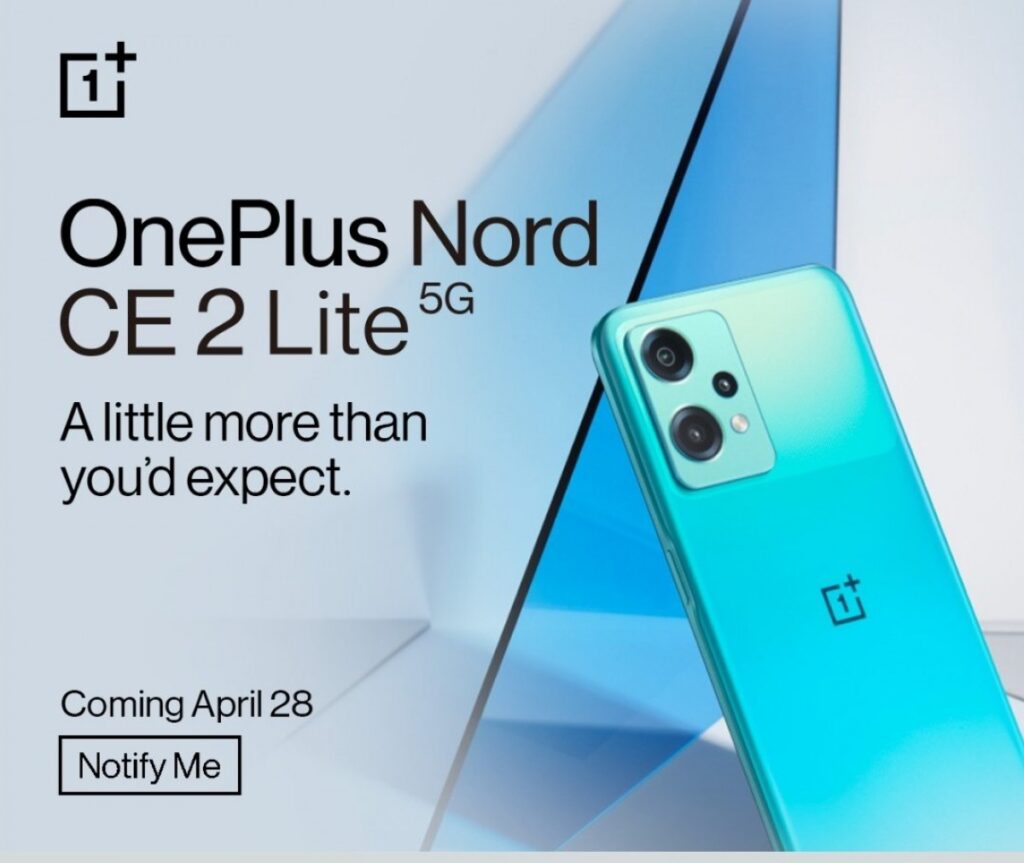 OnePlus Nord CE 2 Lite 5G 5 000mAh 33W 