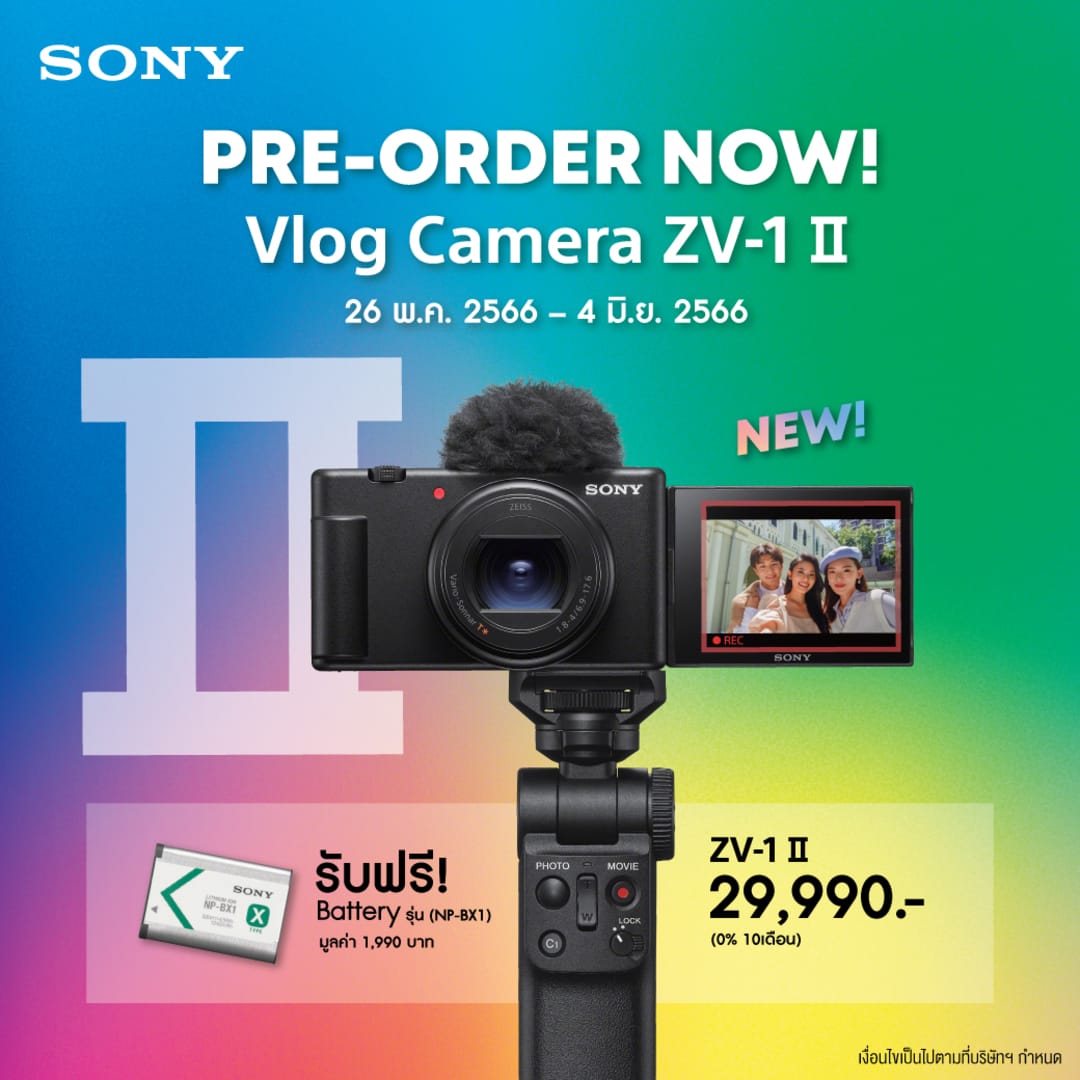 โซนี่ไทย เปิดตัวกล้อง Ultra Wide-Angle Zoom Vlogging Camera รุ่นล่าสุด ...
